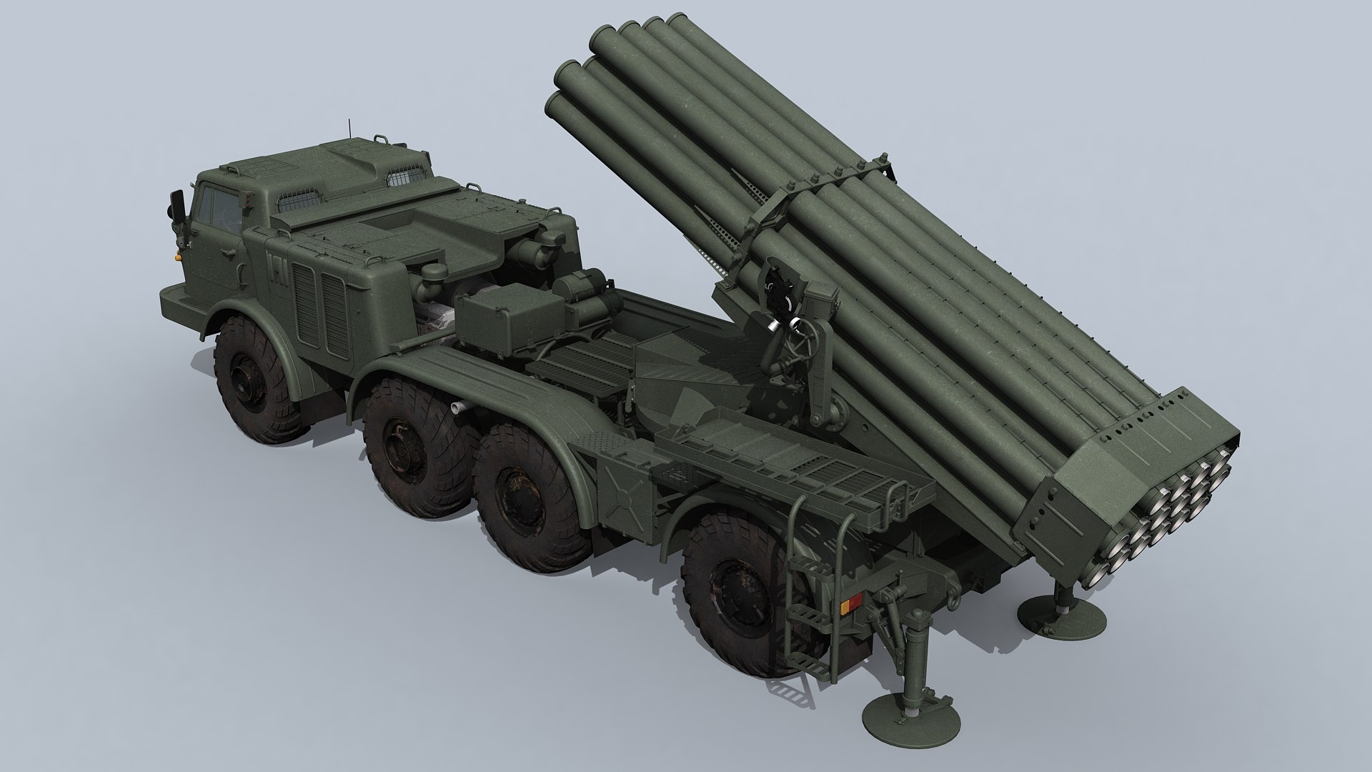 3D BM-27 Uragan - TurboSquid 2068017