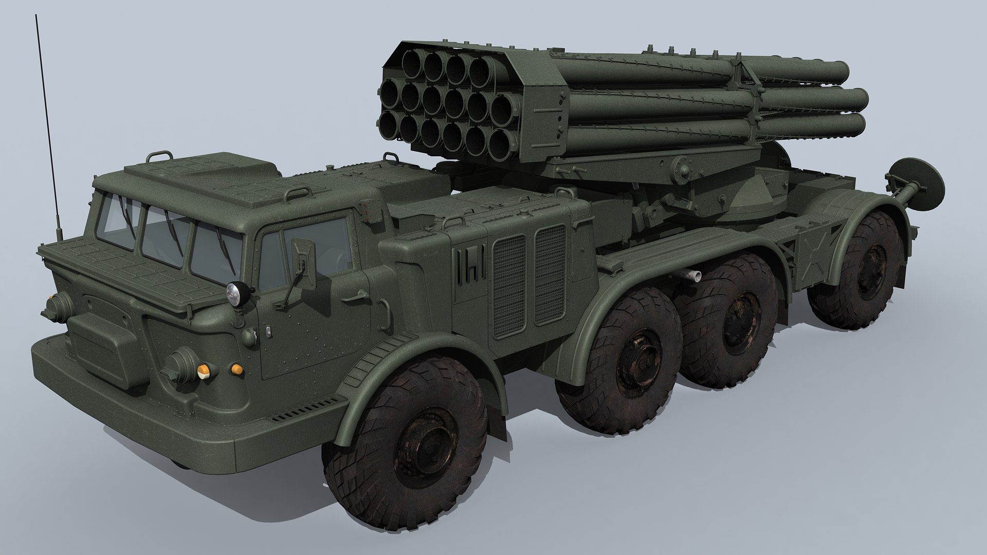 3D BM-27 Uragan - TurboSquid 2068017