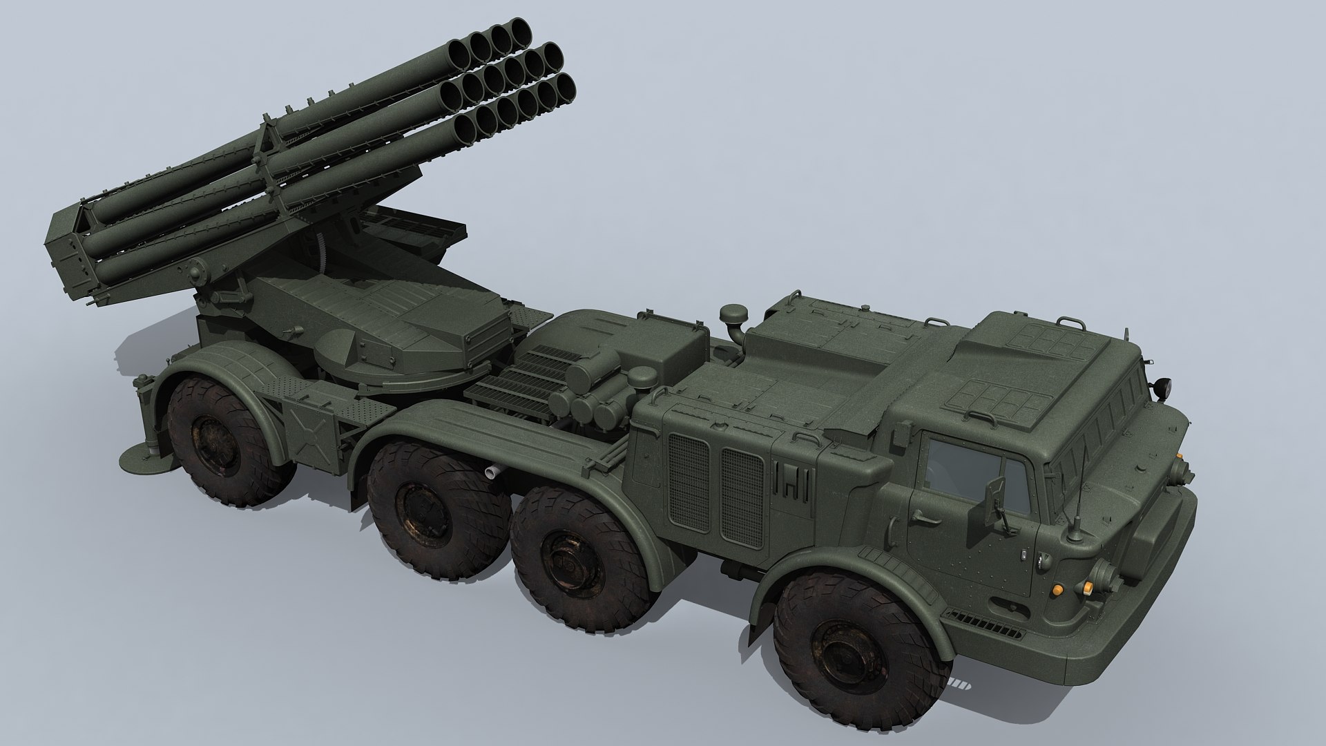 3D BM-27 Uragan - TurboSquid 2068017