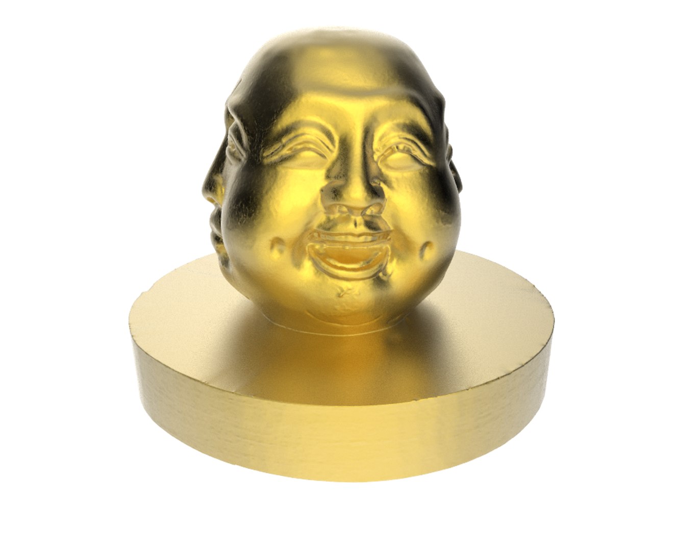 Sculpture Buddha 3d Obj