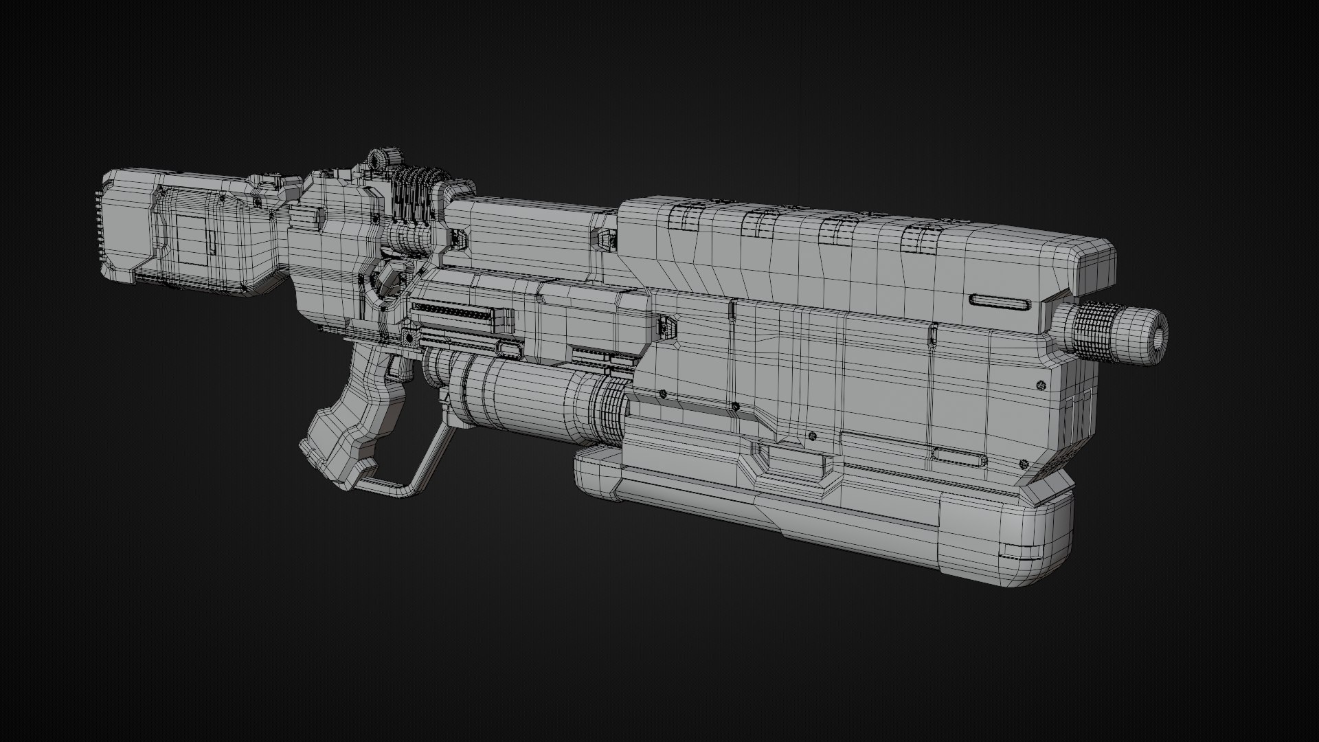 3D 4 RIGGED SCIFI GUNS - TurboSquid 2358639