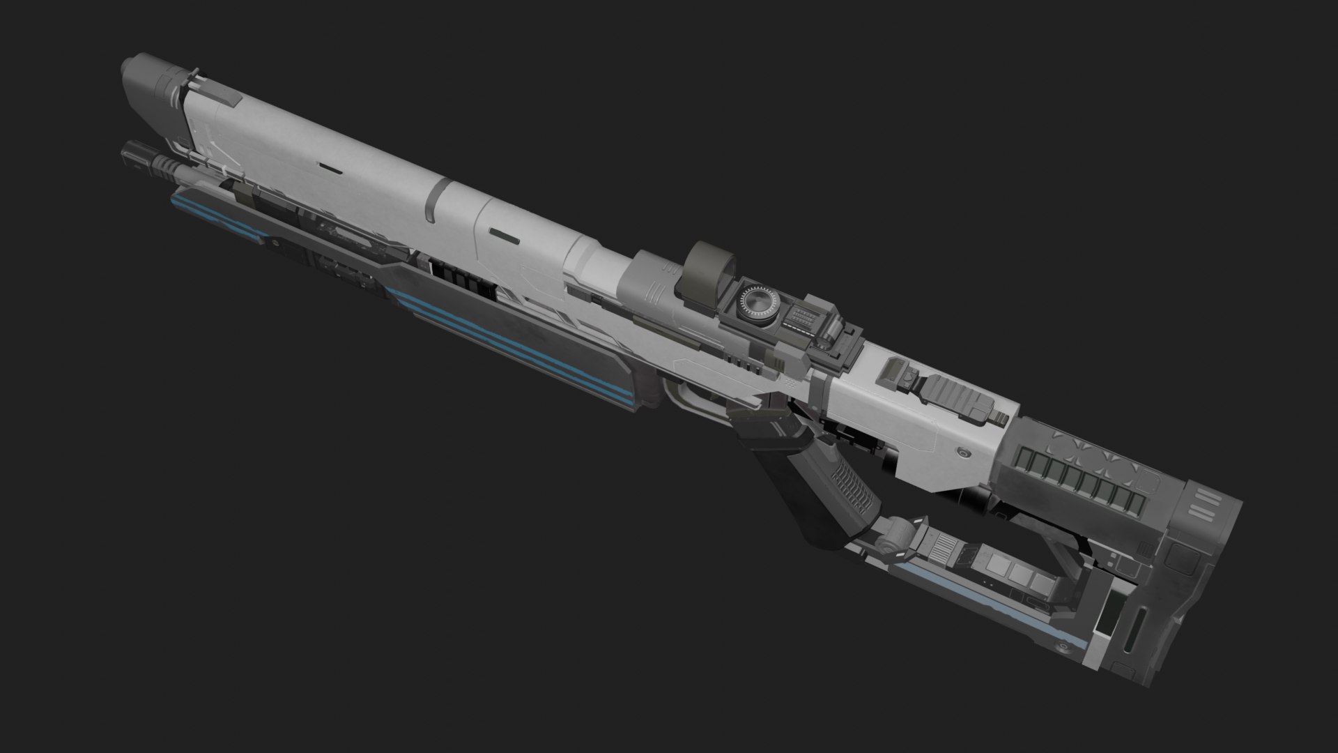 3D 4 RIGGED SCIFI GUNS - TurboSquid 2358639