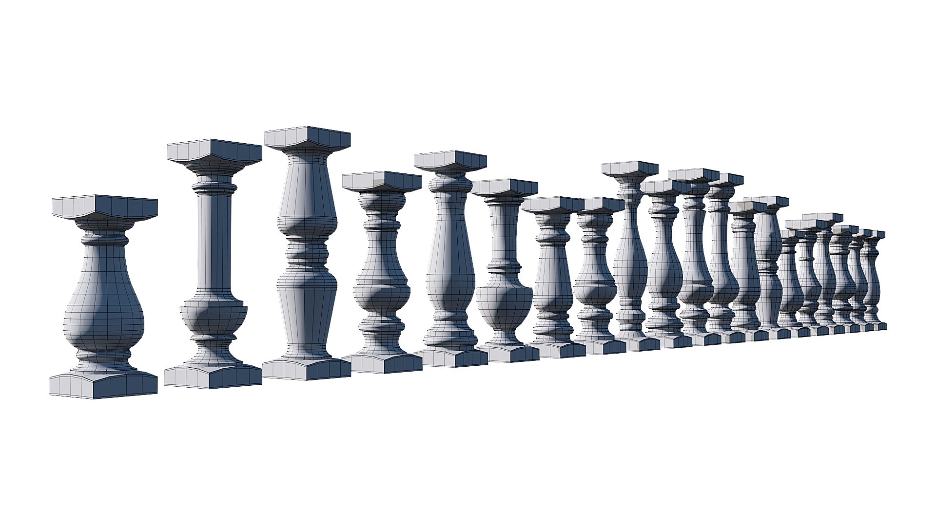 3D model architecture baluster - TurboSquid 1698259