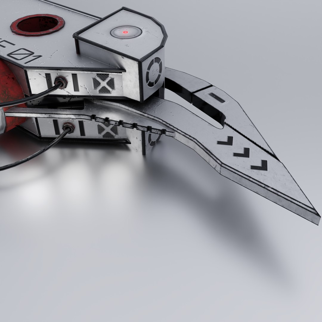 3D Sci-fi Pickaxe Lowpoly PBR Model - TurboSquid 1927315