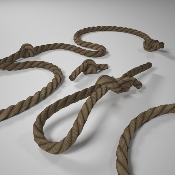 3d max rope knots