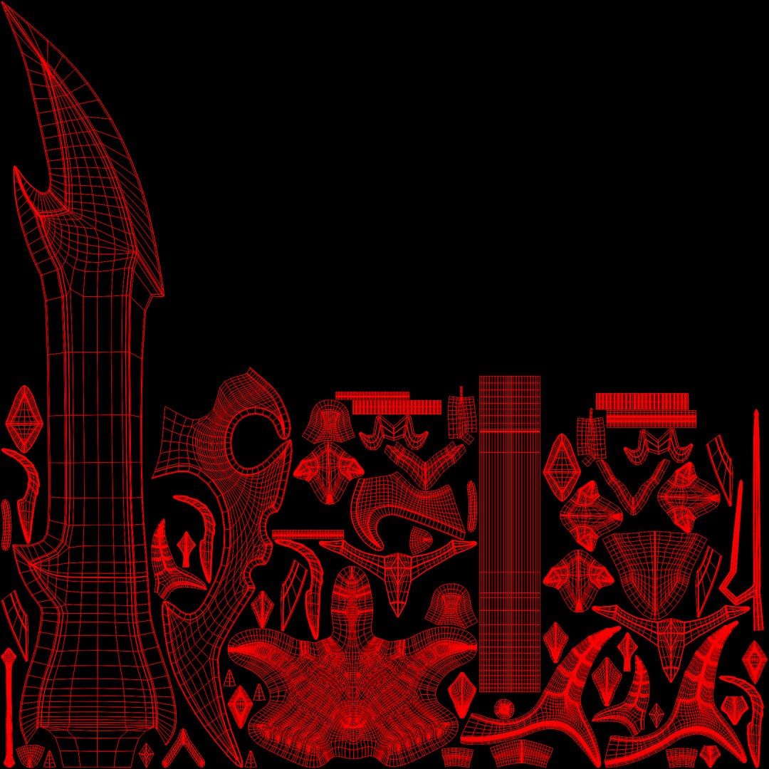 3D Evil Sword - TurboSquid 2387710