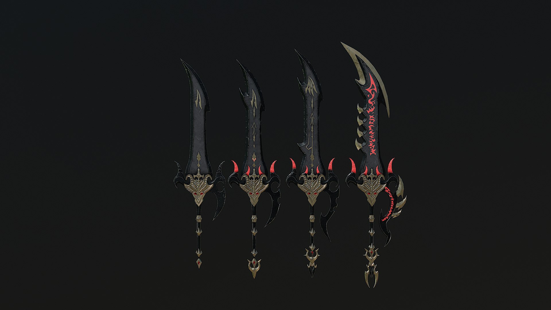 3D Evil Sword - TurboSquid 2387710