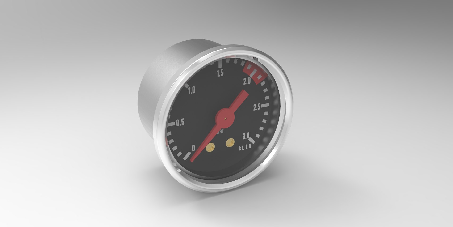 Manometro Manometer SBD14 3D - TurboSquid 2013477