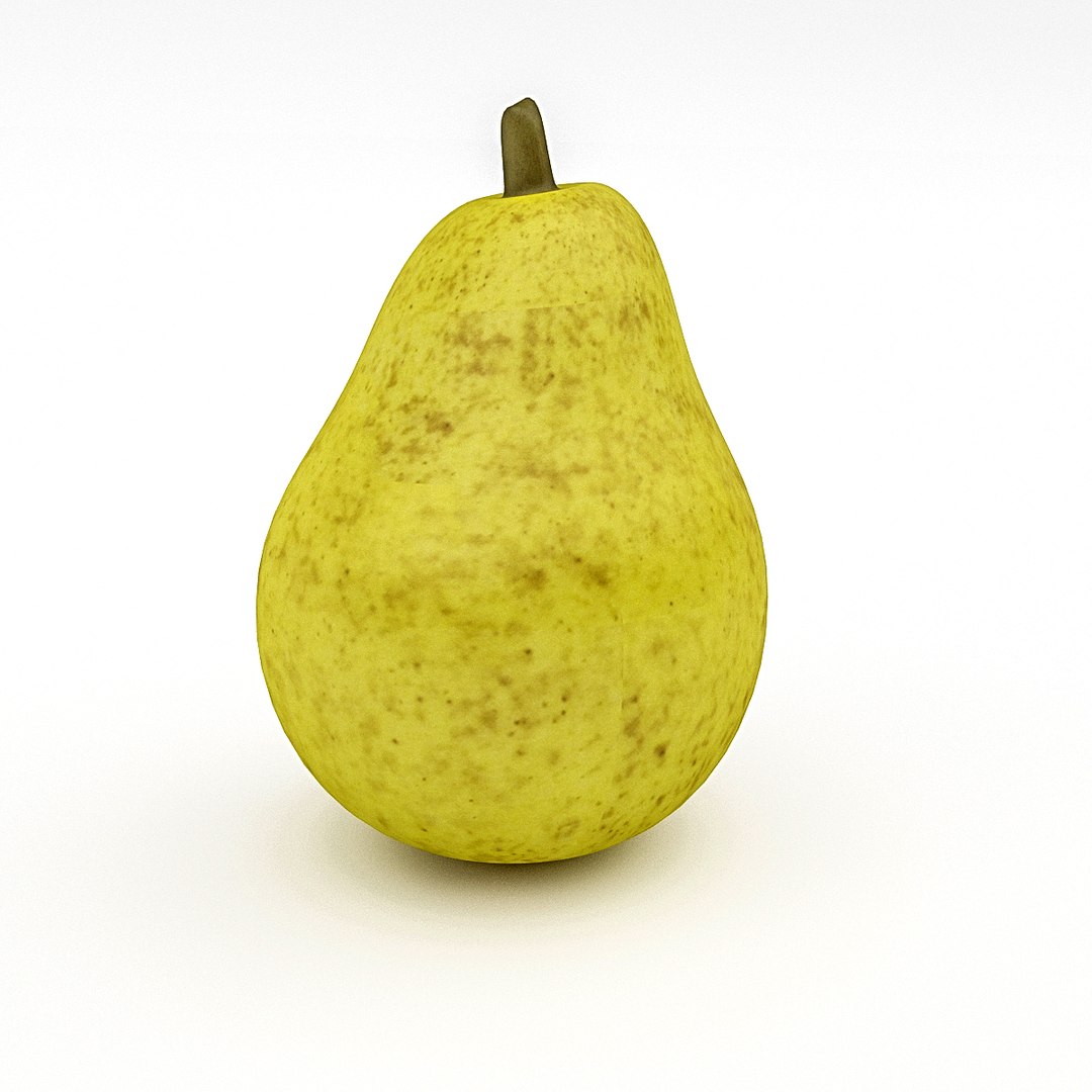 3D Pear Realistic - TurboSquid 1421247