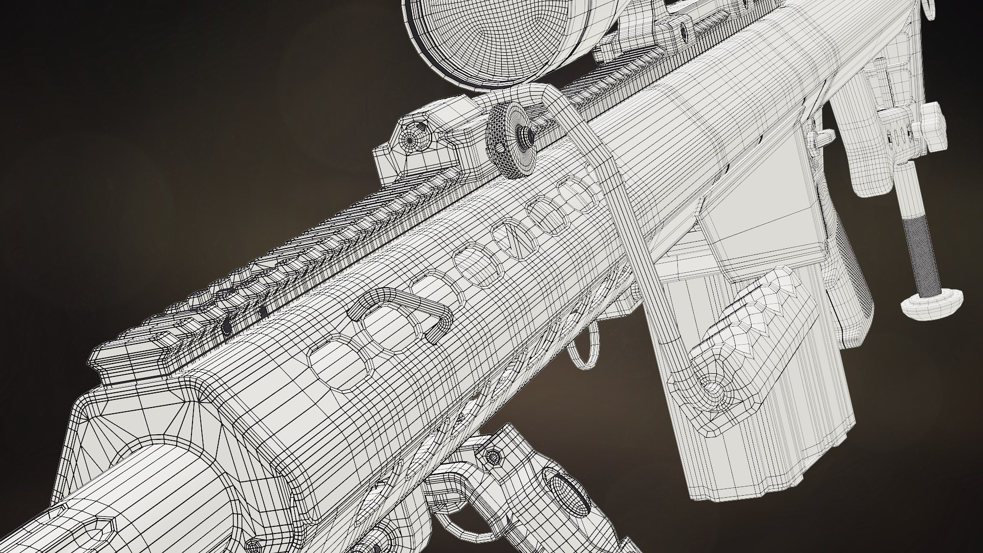Barrett M82a1 3D Model - TurboSquid 1321547