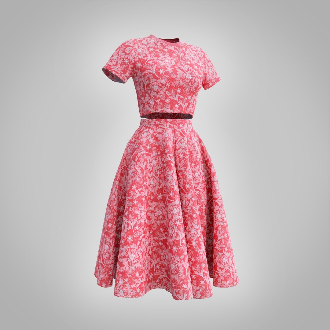 3D Model Fancy Dress - Circle - TurboSquid 1432591