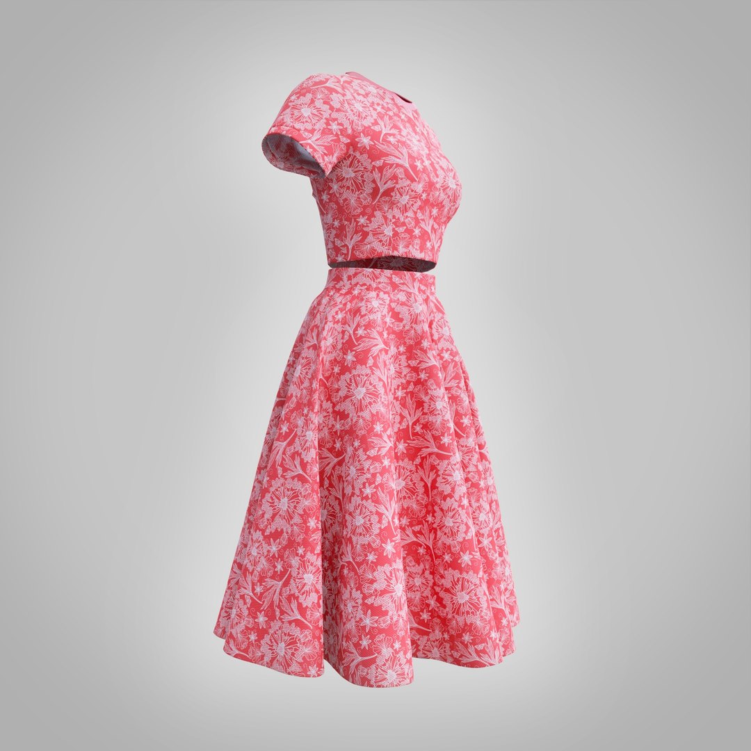 3D Model Fancy Dress - Circle - TurboSquid 1432591