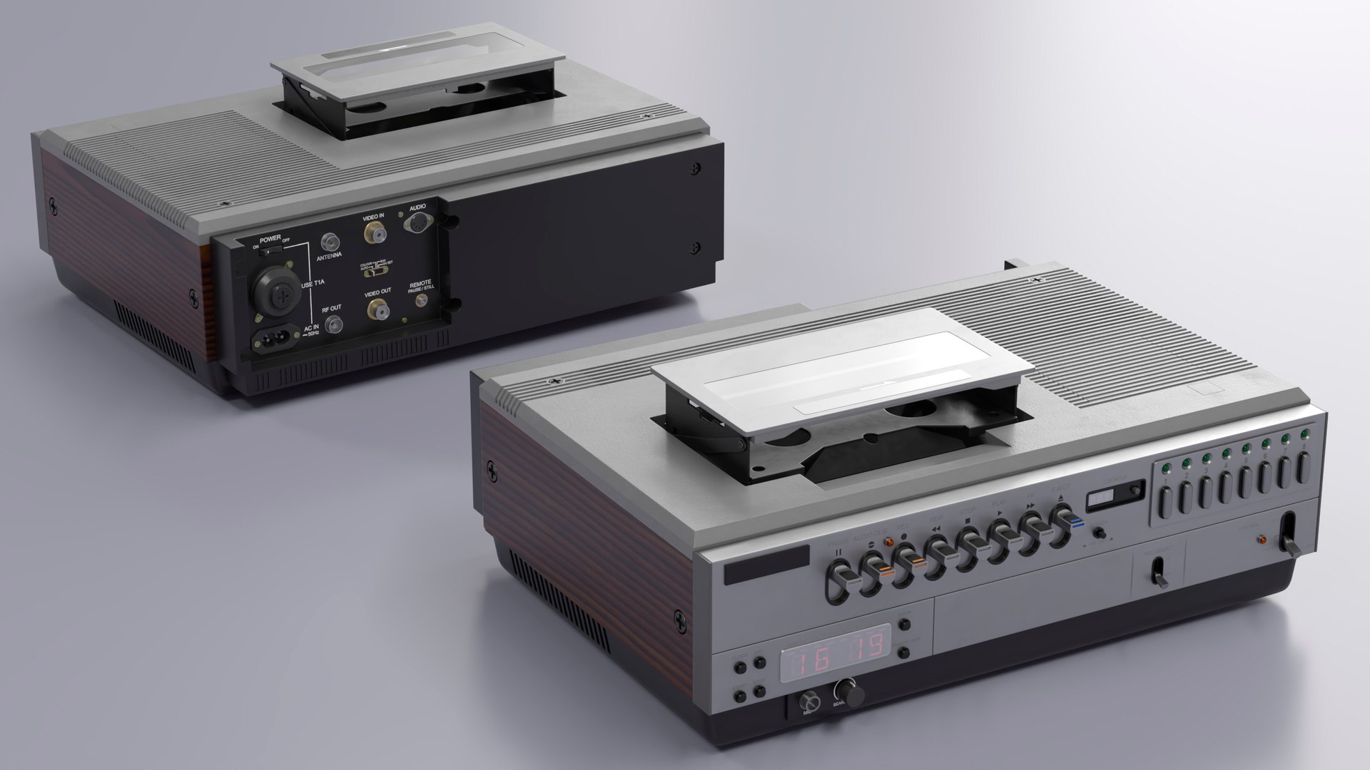 Vintage Video Recorder Model - TurboSquid 2236577