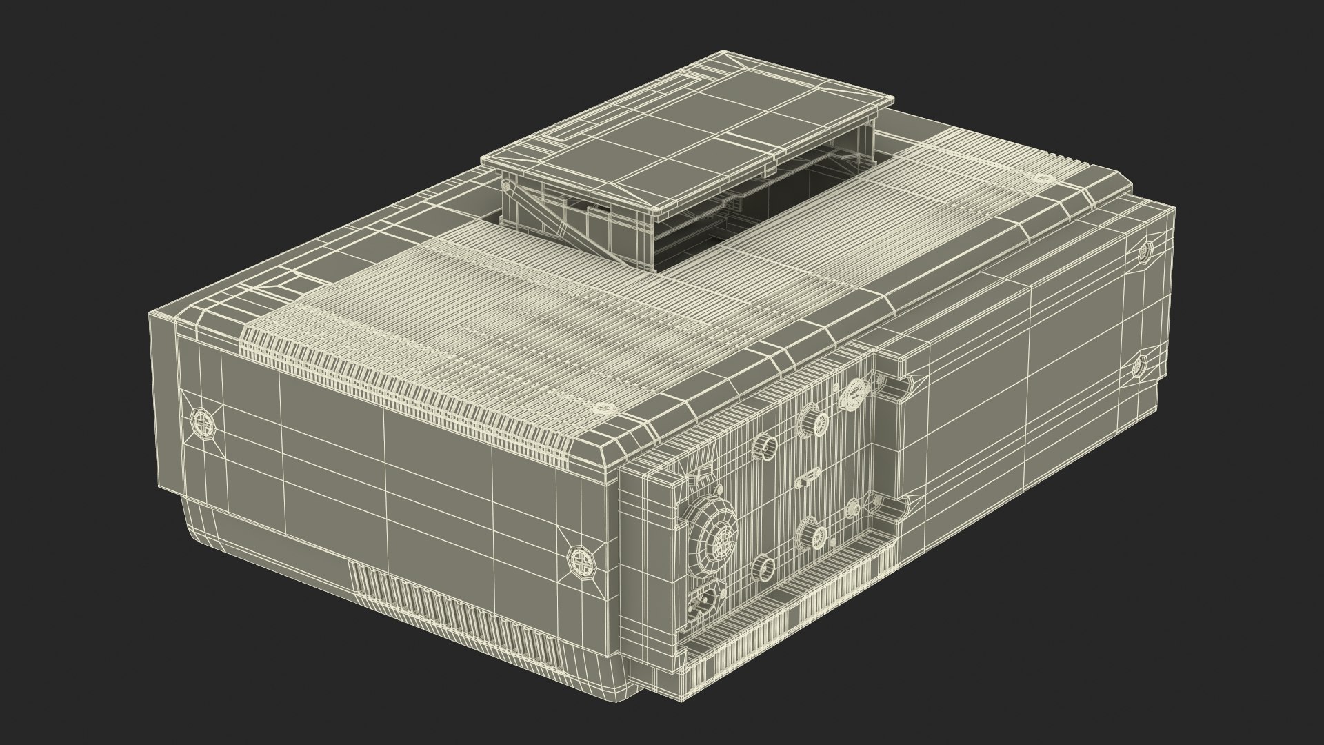 Vintage Video Recorder Model - TurboSquid 2236577