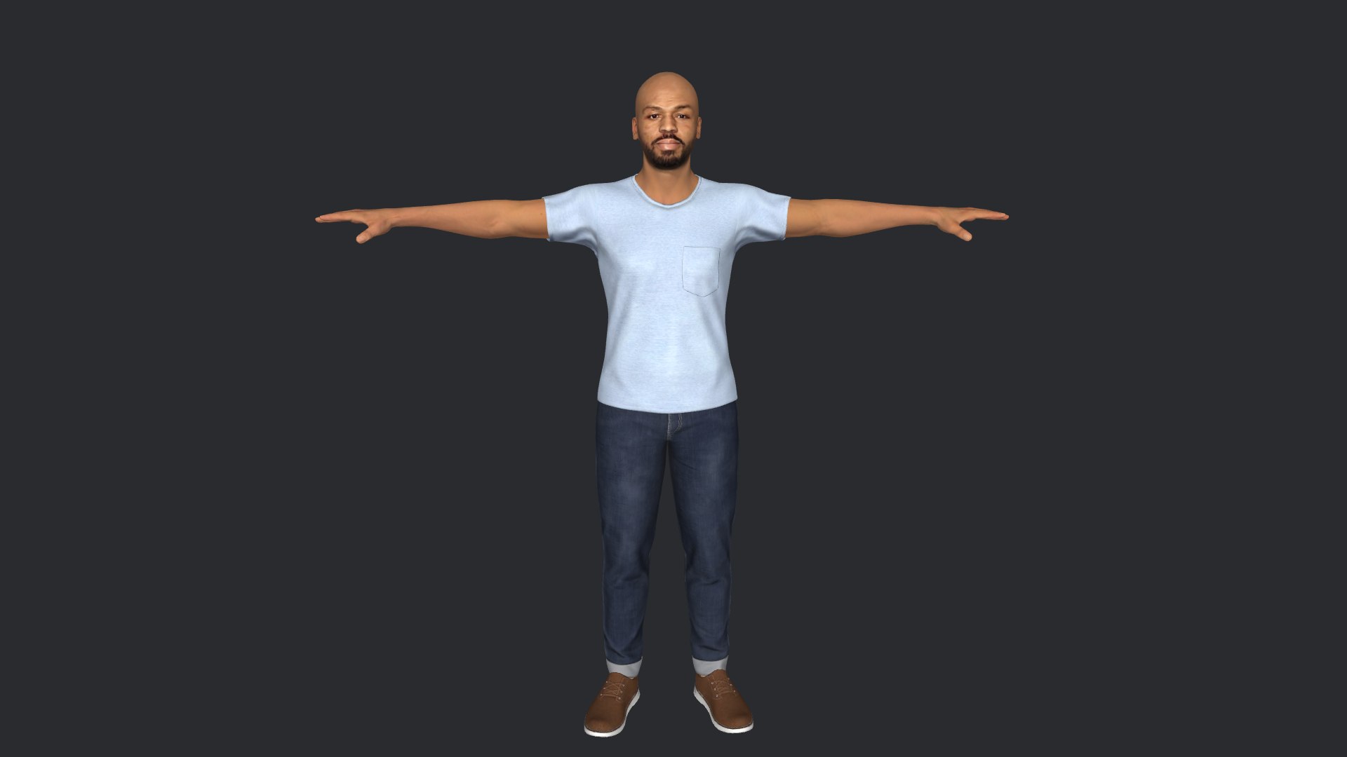 Jon Jones Hyper Realistic Full Body Fully Rigged Character 3D Model ...