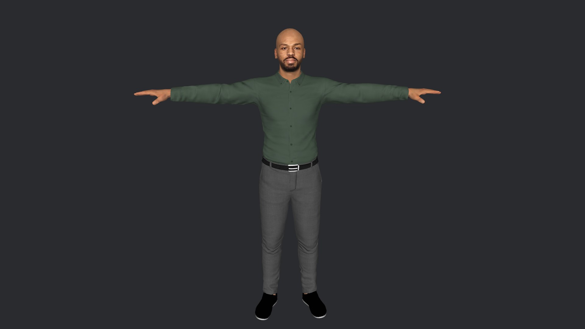 Jon Jones Hyper Realistic Full Body Fully Rigged Character 3D Model ...
