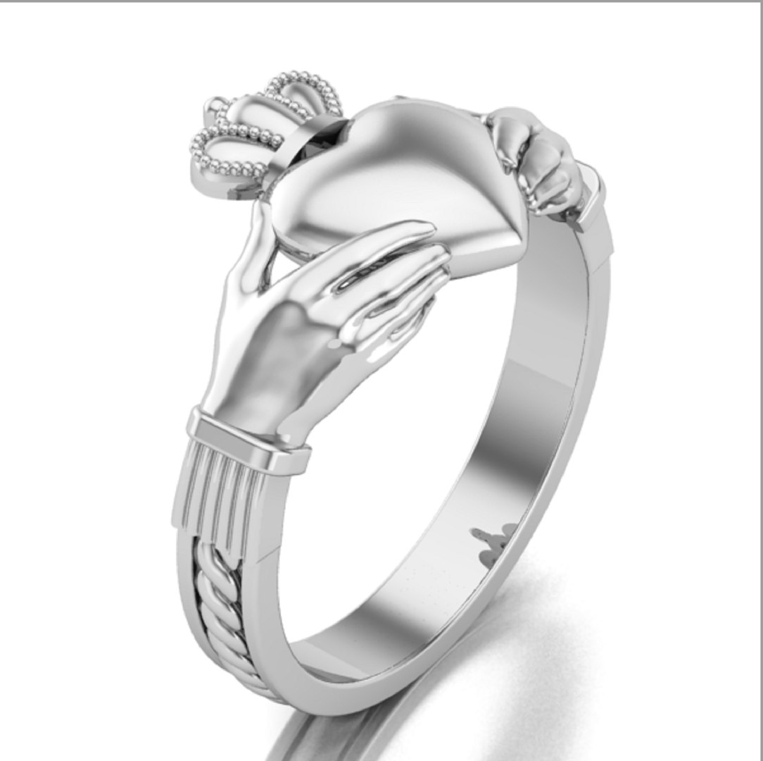 Claddagh Ring Number Four 3D Model - TurboSquid 1819060