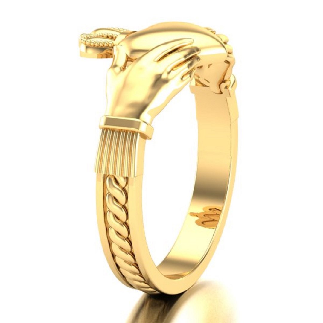 Claddagh Ring Number Four 3D Model - TurboSquid 1819060