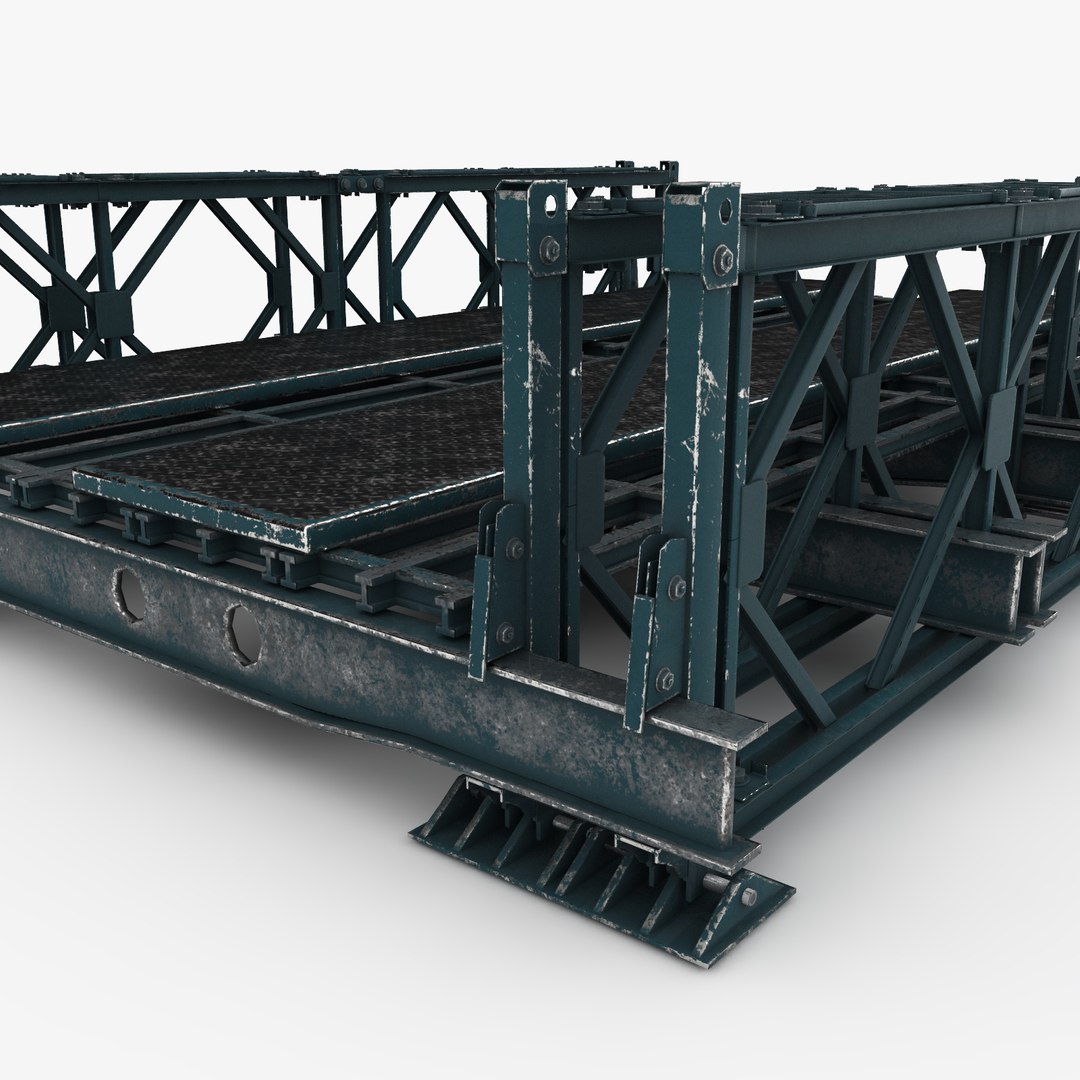 3d Model Bailey Bridge Construction
