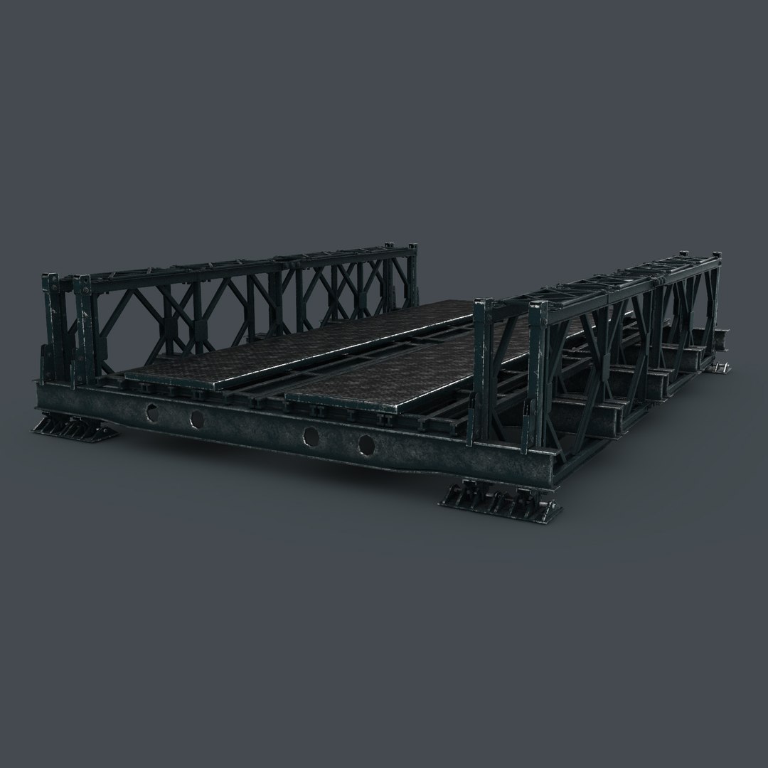 3d Model Bailey Bridge Construction