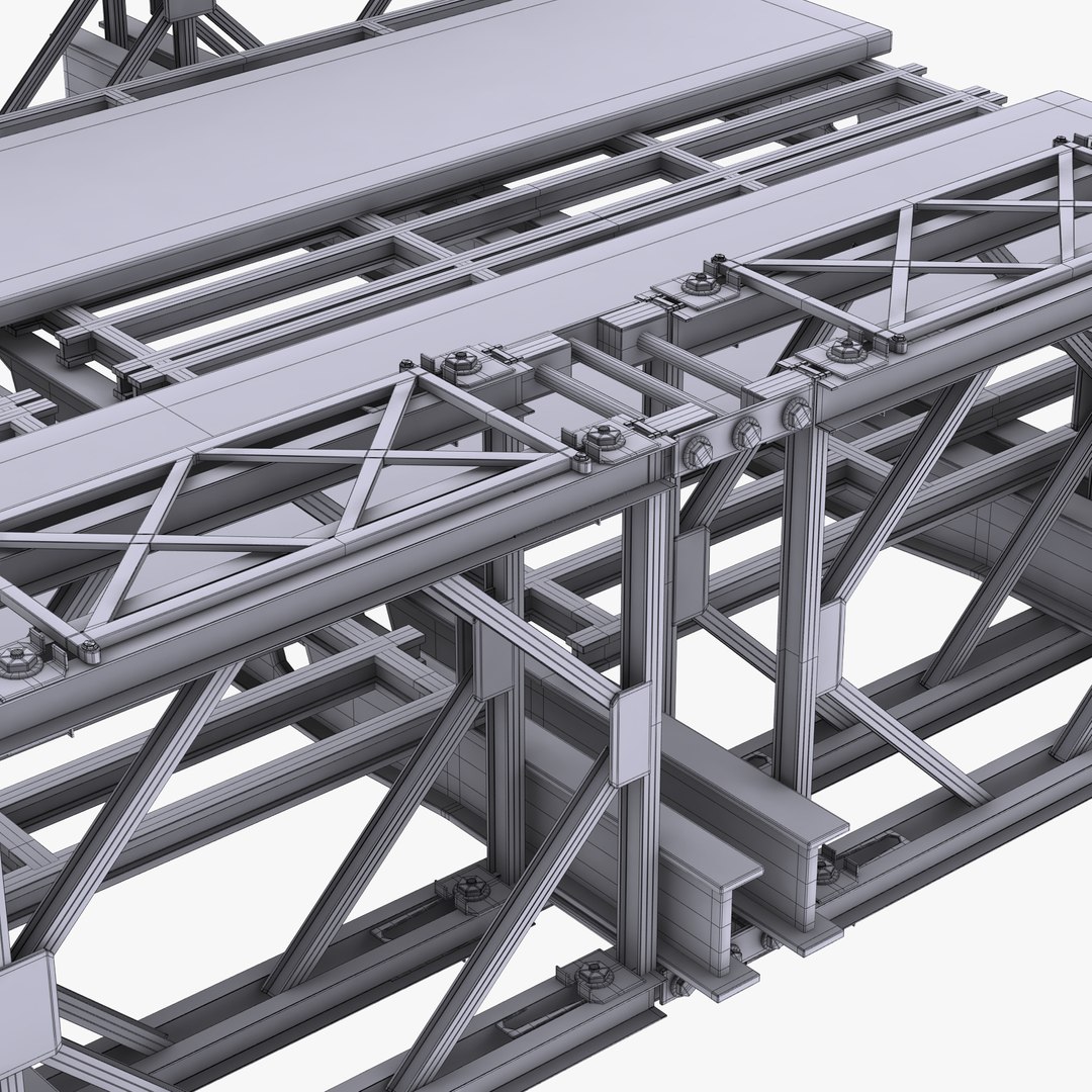 3d Model Bailey Bridge Construction