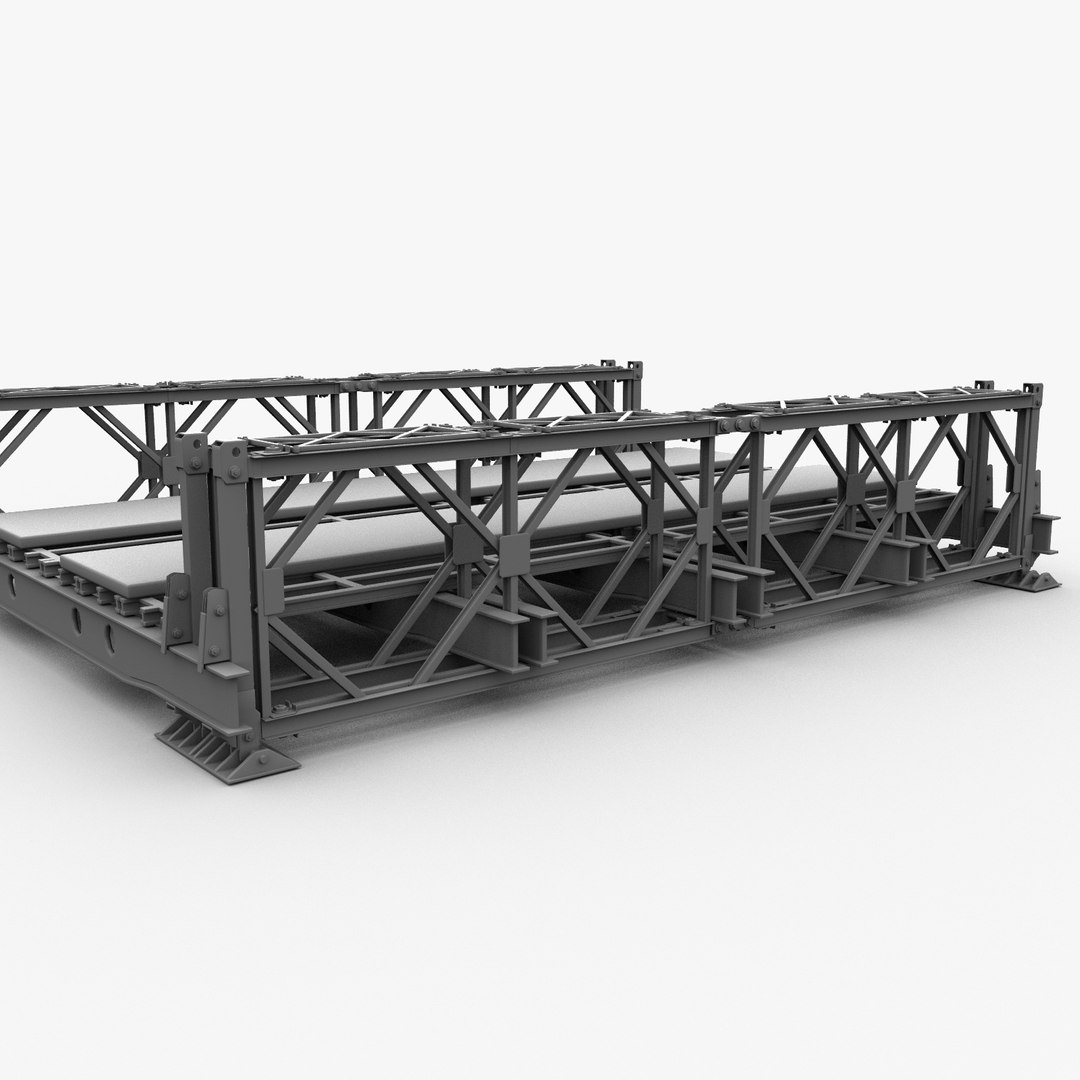 3d Model Bailey Bridge Construction
