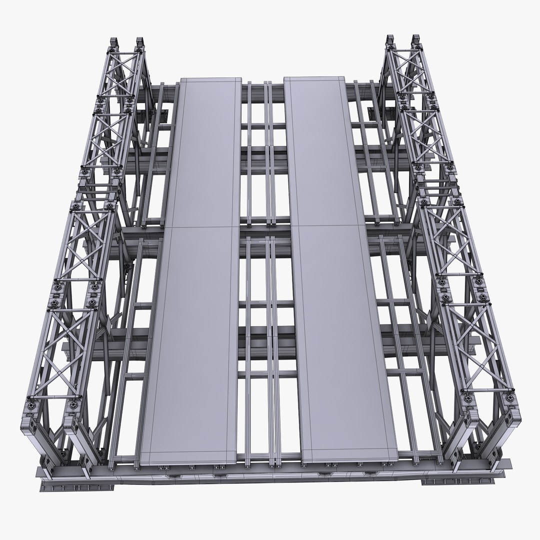 3d Model Bailey Bridge Construction