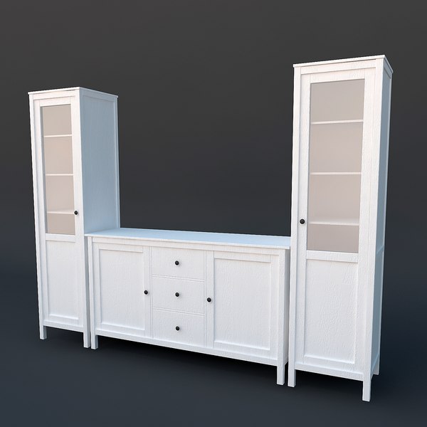3d hemnes cabinet model
