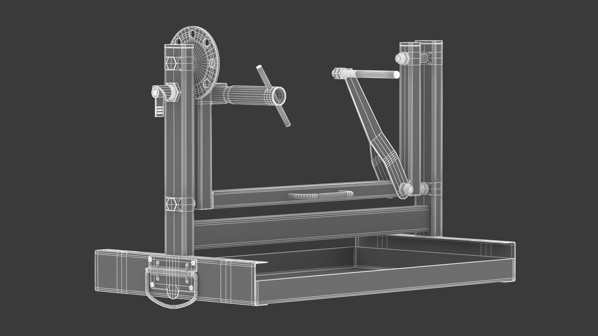 Garage Motorcycle Engine Stand 3D Model - TurboSquid 2372269