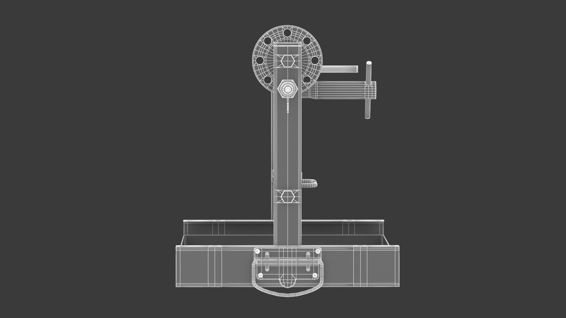 Garage Motorcycle Engine Stand 3D Model - TurboSquid 2372269