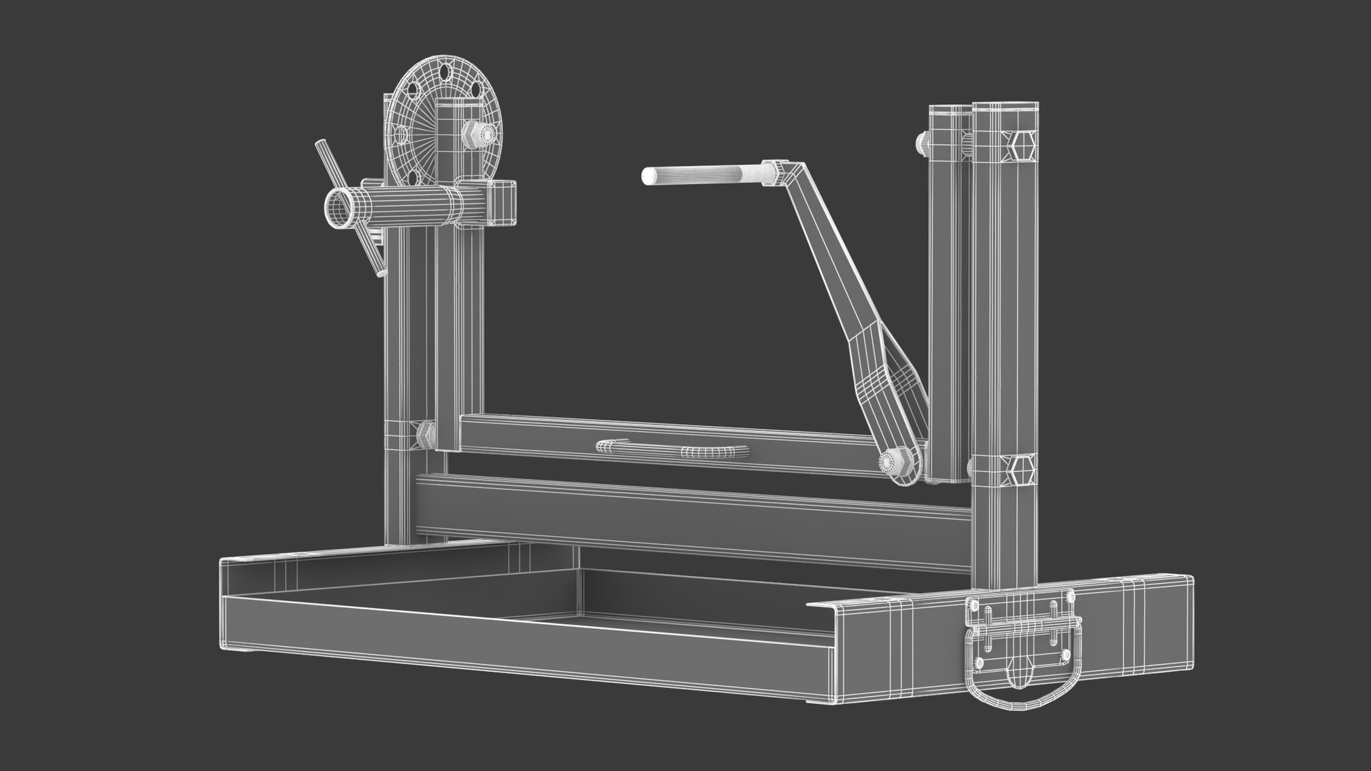 Garage Motorcycle Engine Stand 3D Model - TurboSquid 2372269