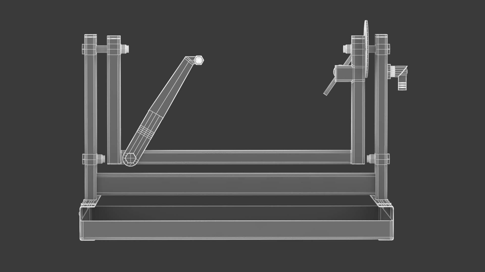 Garage Motorcycle Engine Stand 3D Model - TurboSquid 2372269