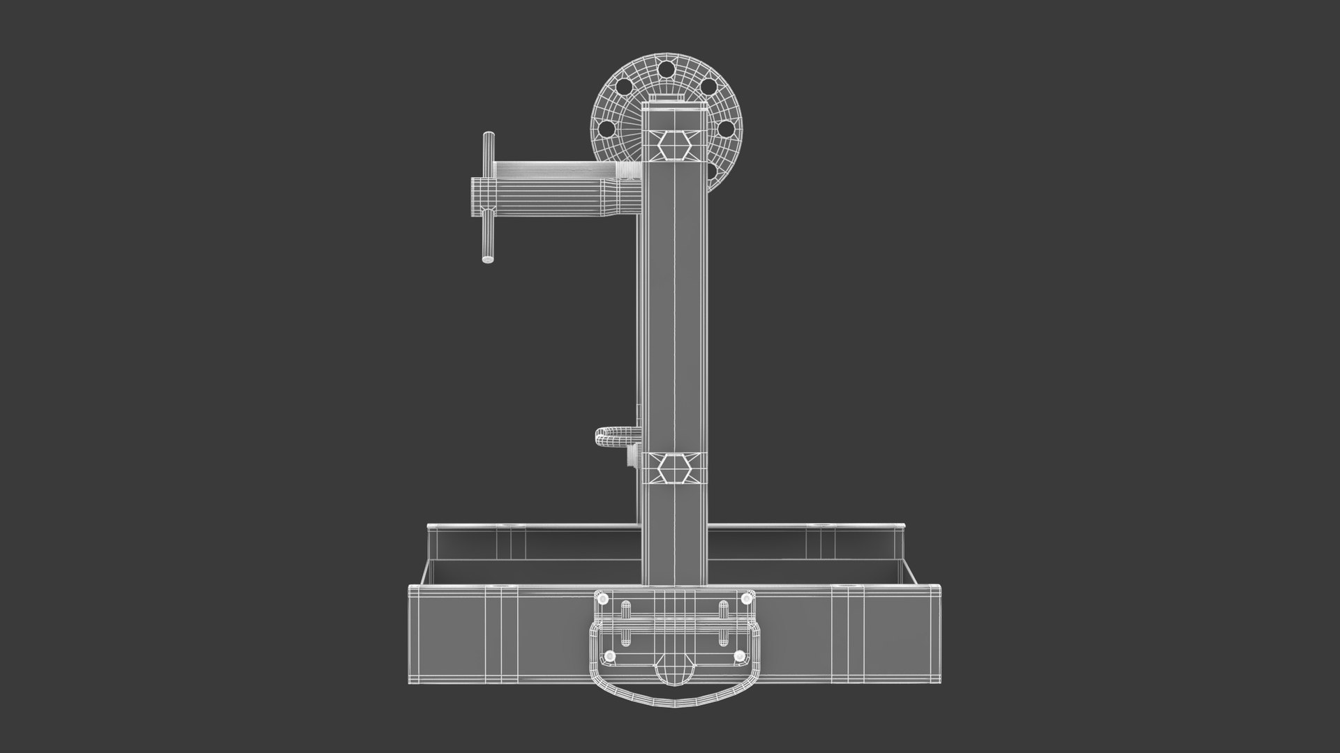Garage Motorcycle Engine Stand 3D Model - TurboSquid 2372269