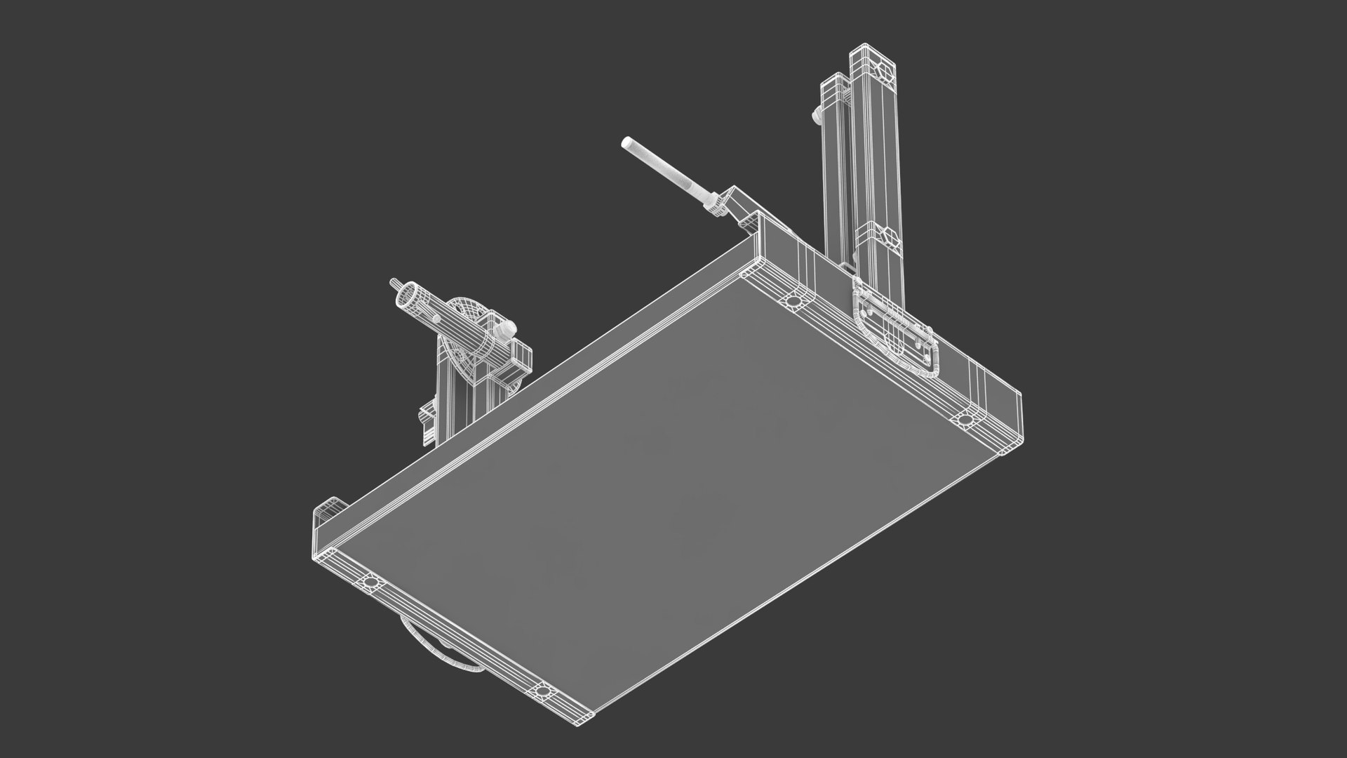 Garage Motorcycle Engine Stand 3D Model - TurboSquid 2372269