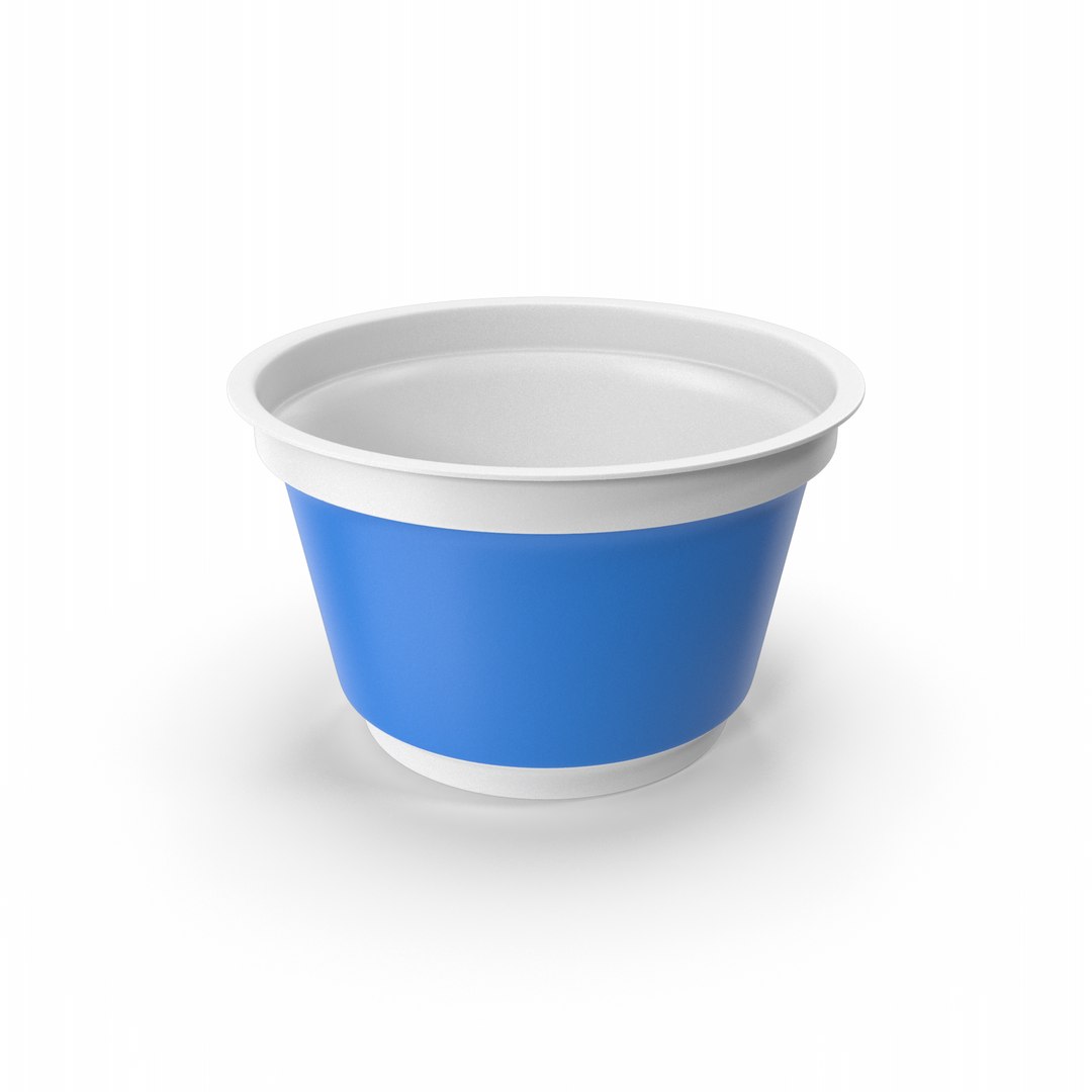 Sour Cream Cup 3D - TurboSquid 1851977