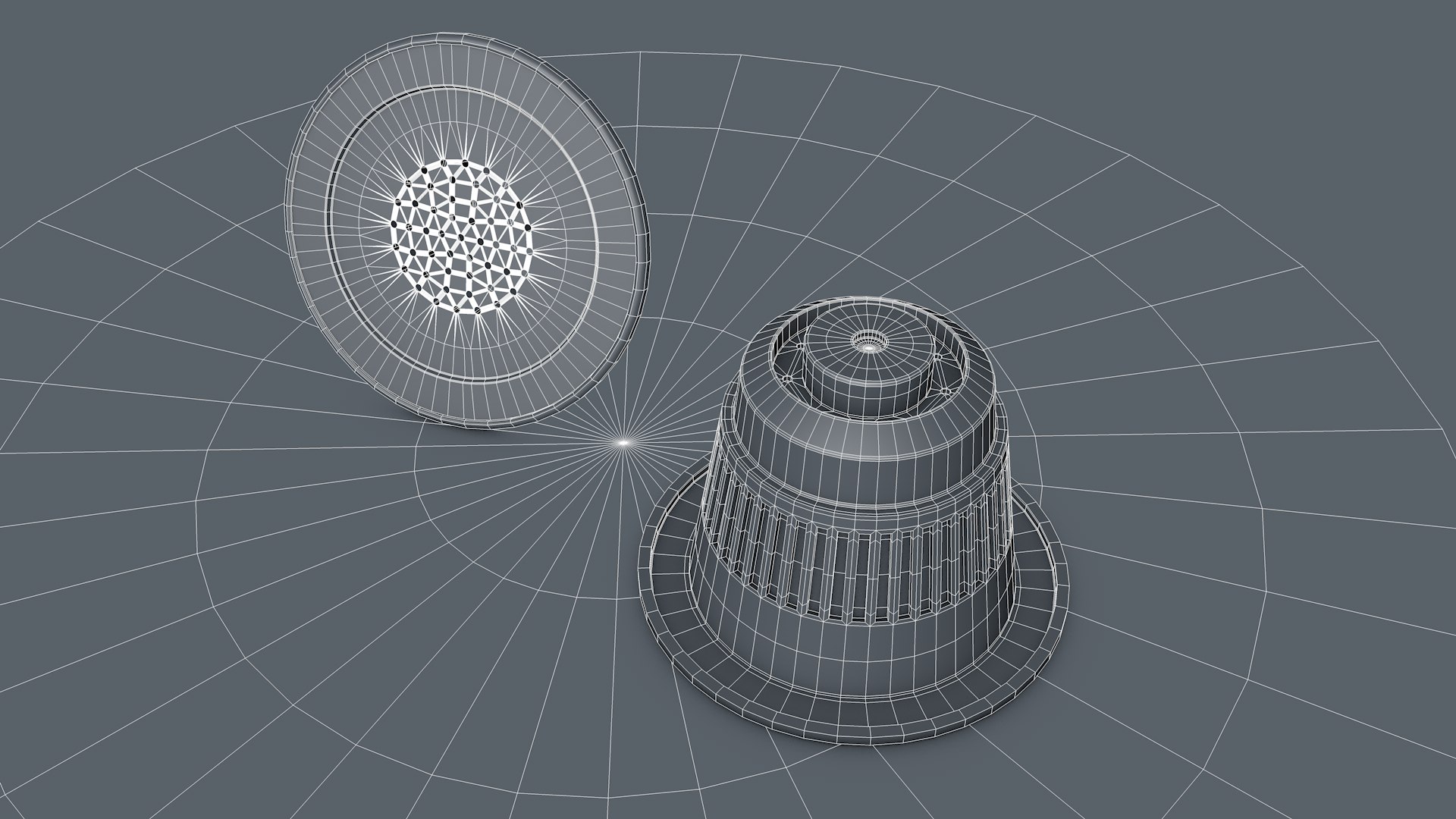 3d refillable coffee capsule model