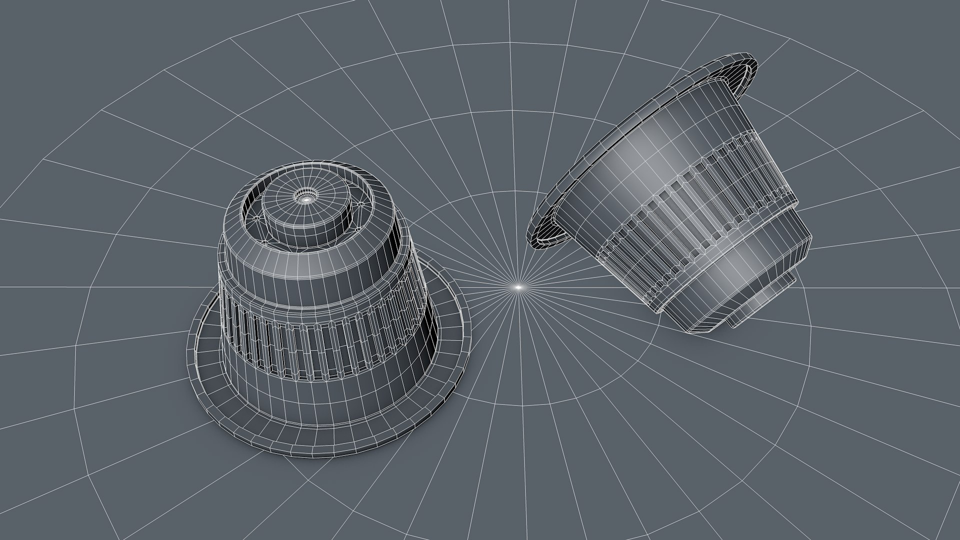 3d refillable coffee capsule model