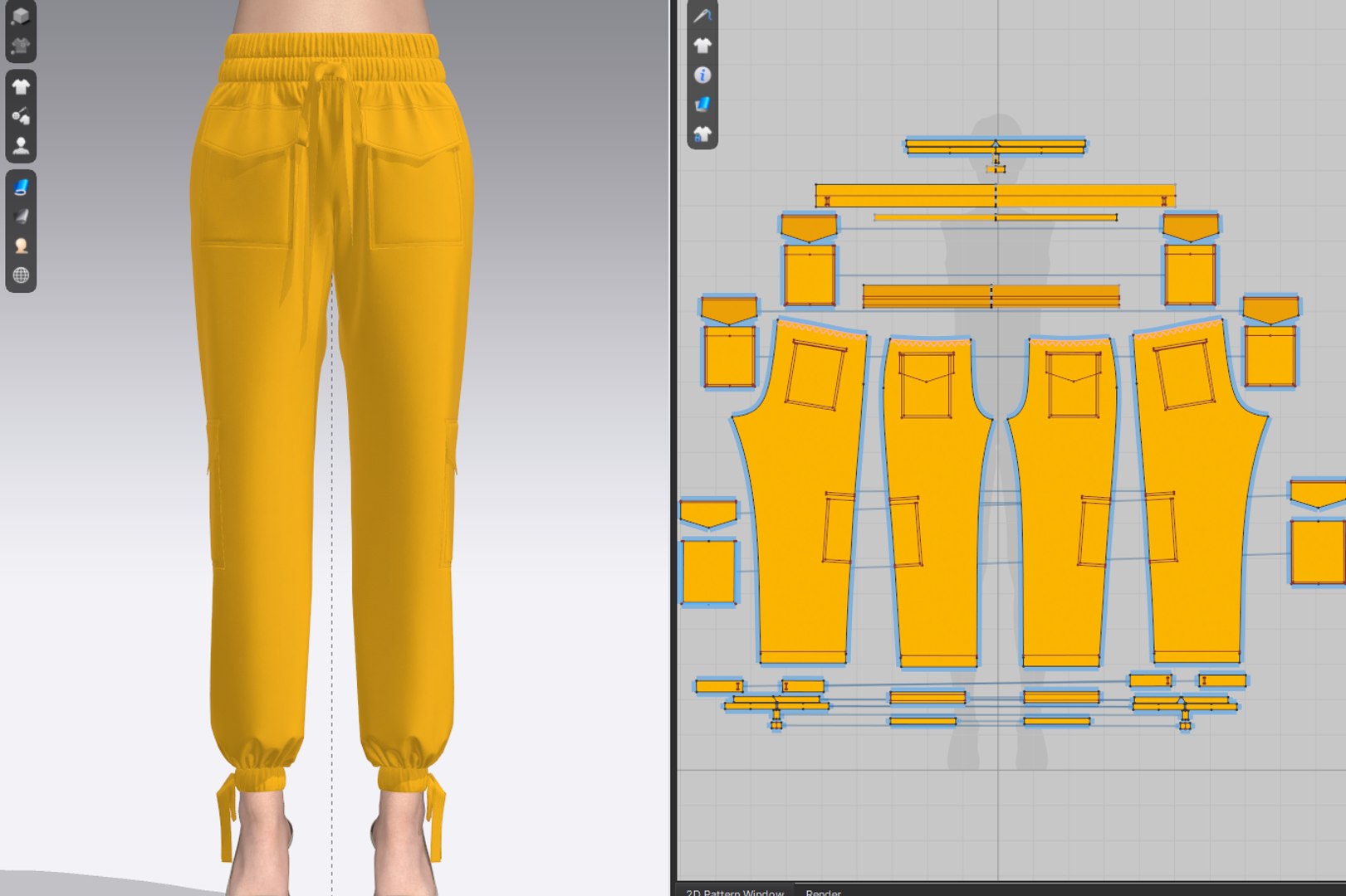 Womens Pant 3D Model 3D Model - TurboSquid 2235626
