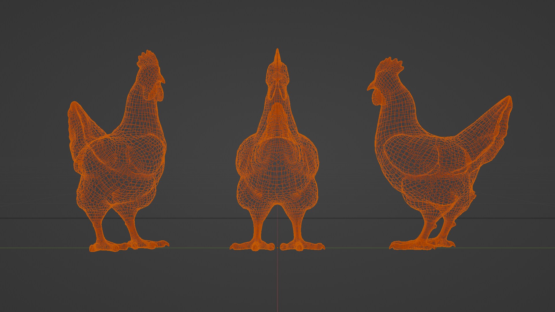 3D Chicken Model - TurboSquid 2377970