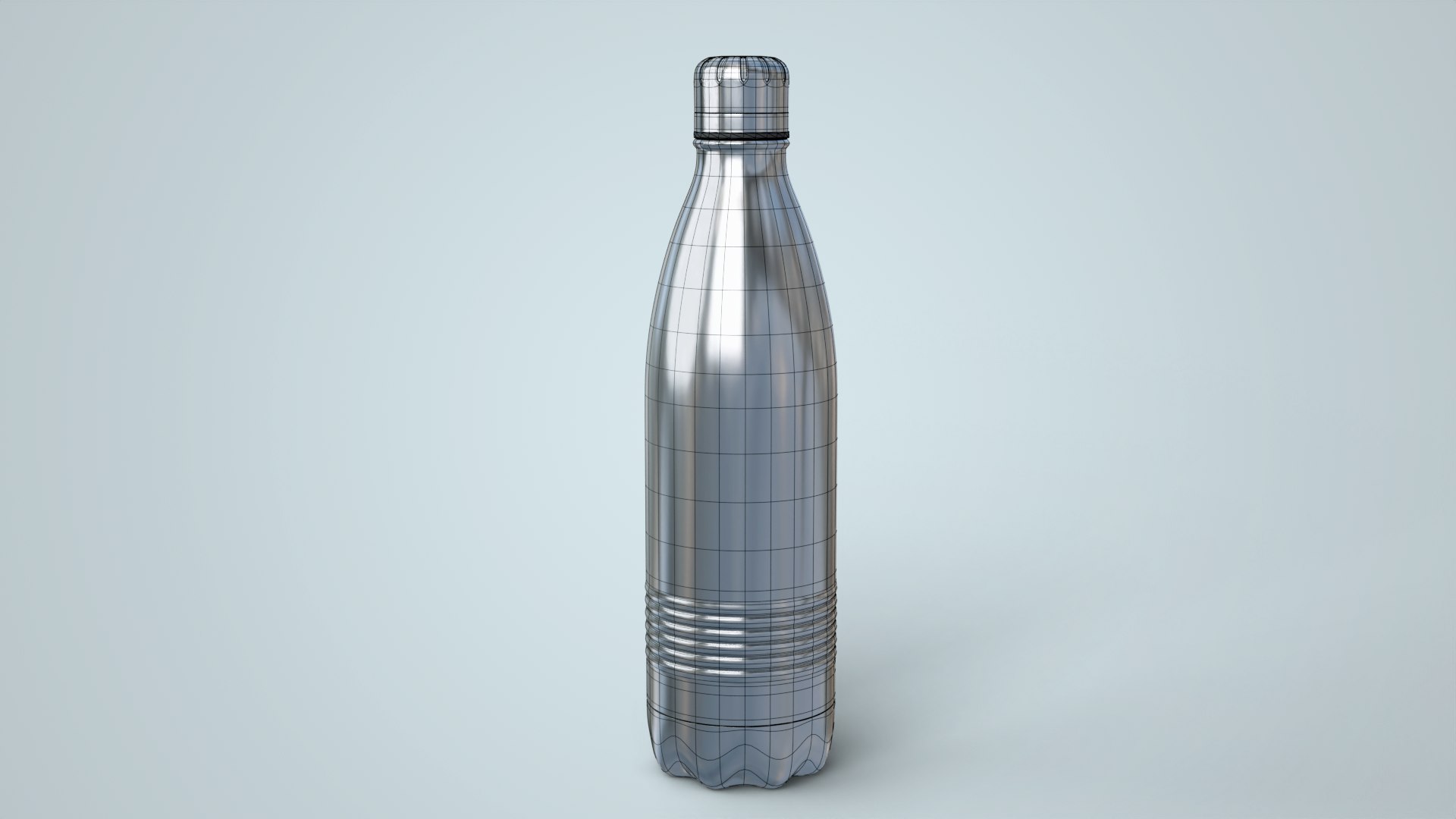 Steel Water Bottle 3D Model - TurboSquid 2046568