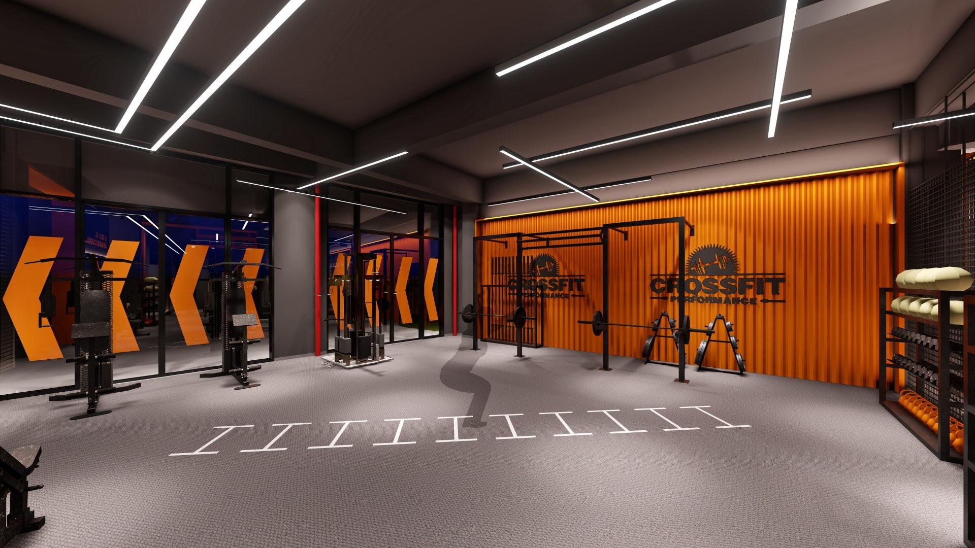 GYM Room-A1 3D Model - TurboSquid 2011836