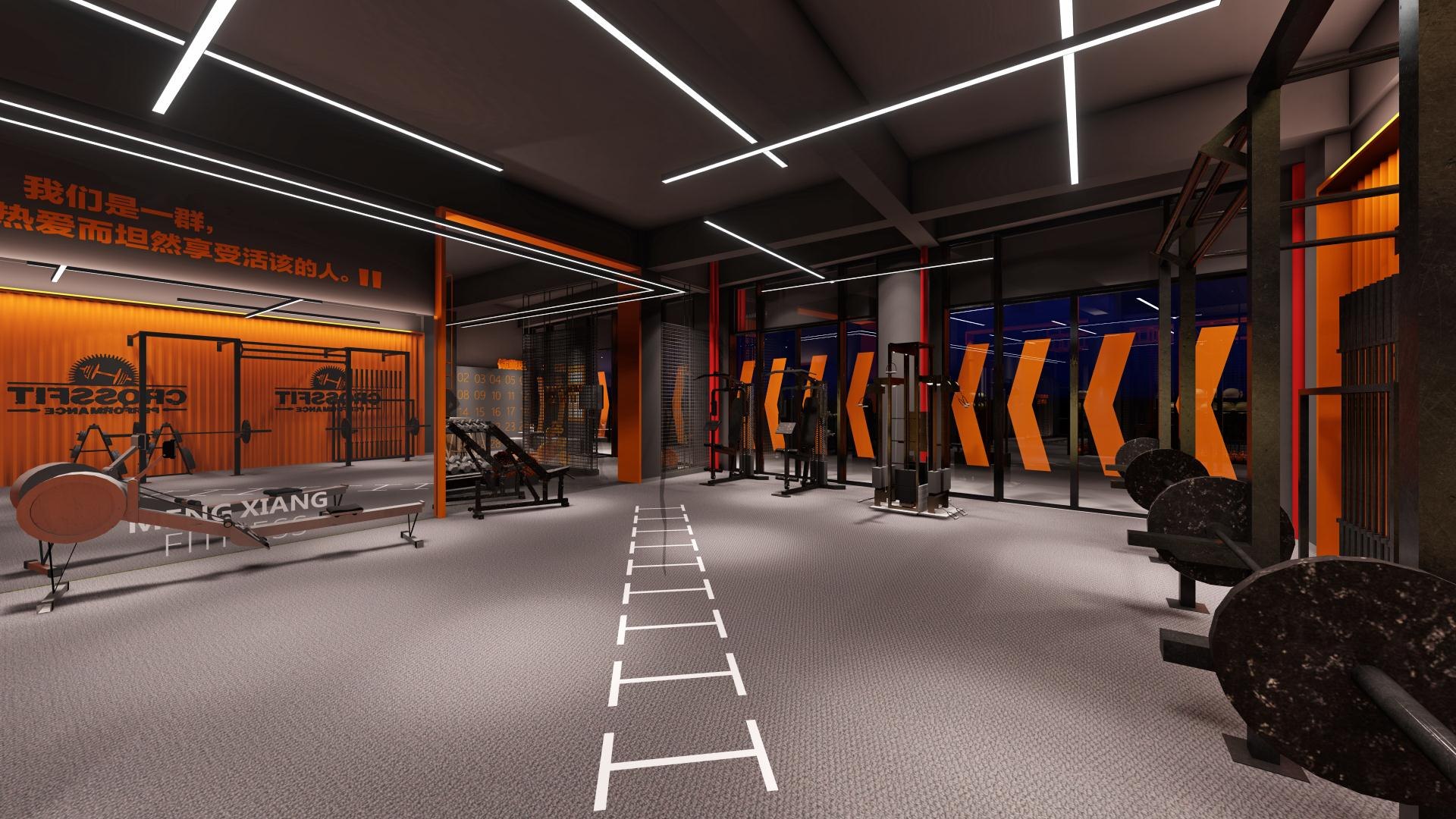 GYM Room-A1 3D Model - TurboSquid 2011836