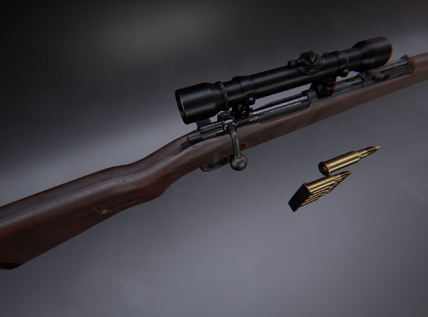 3D KAR98 AAA Game Ready PBR Low-poly 3D Model - TurboSquid 2003987