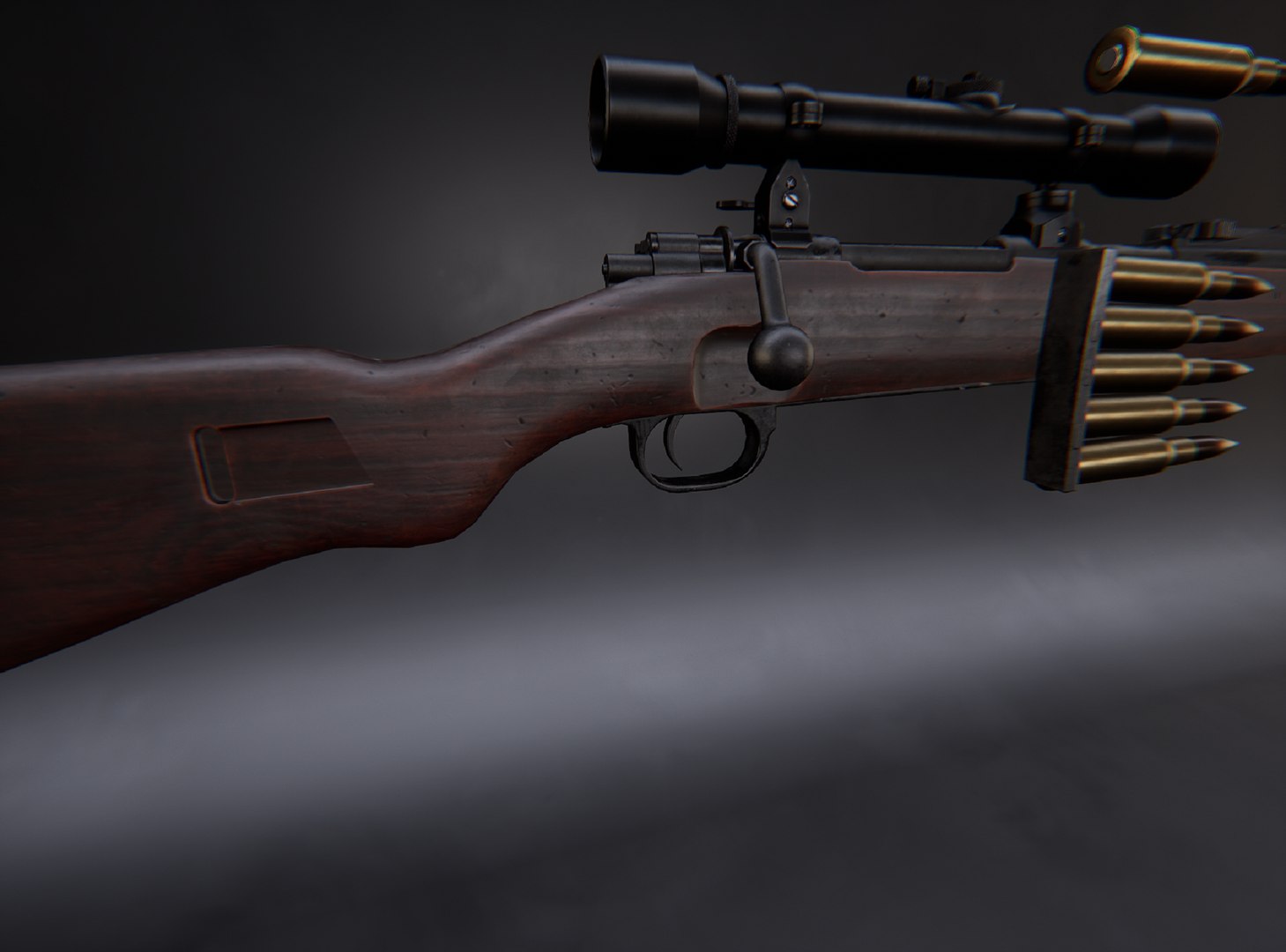3D KAR98 AAA Game Ready PBR Low-poly 3D Model - TurboSquid 2003987