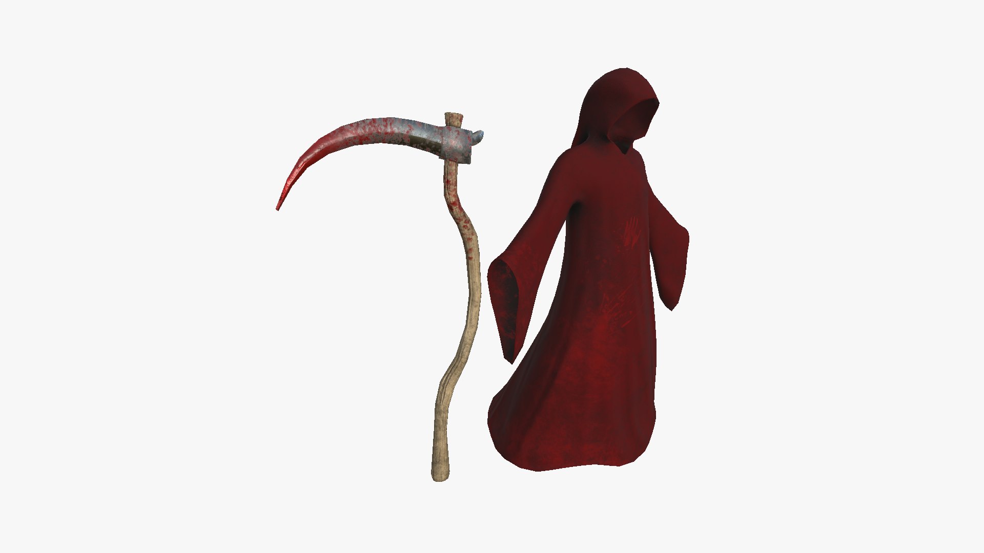 Grim Reaper Costume A05 Red Death - Character Design Model - TurboSquid ...