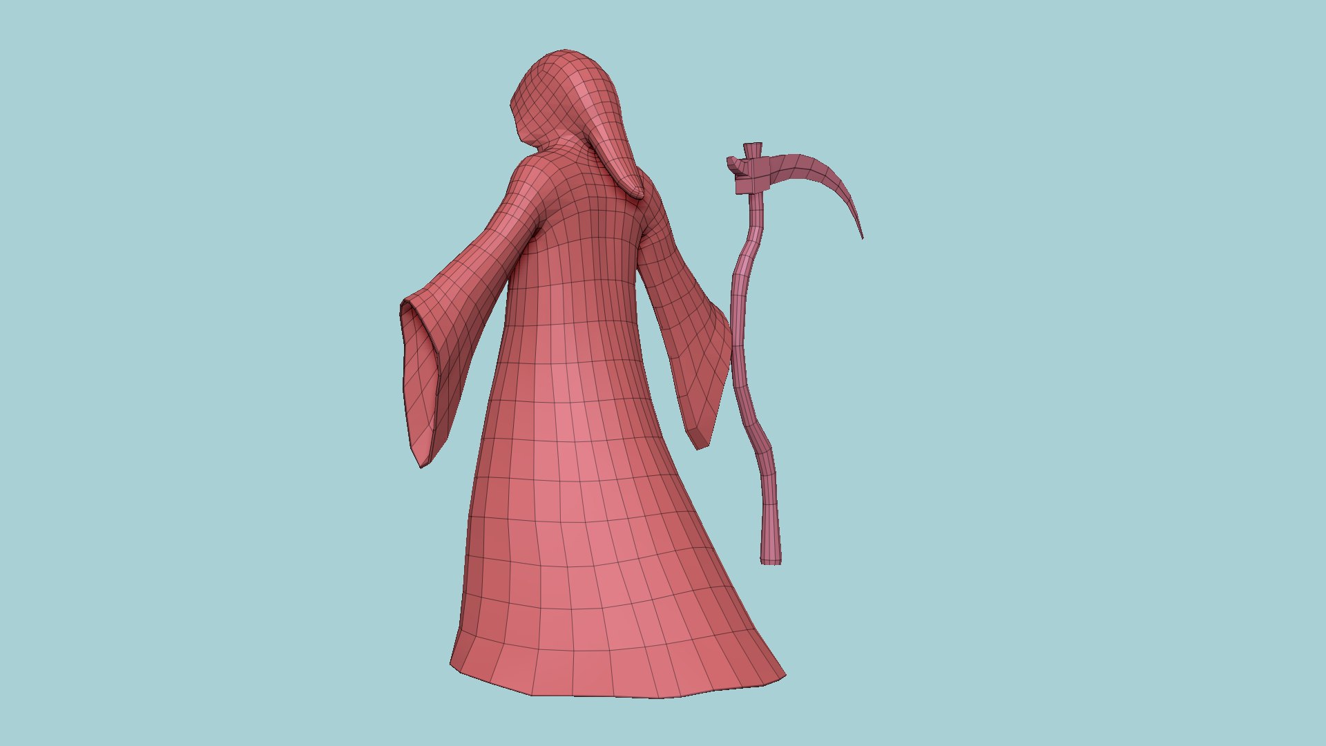 Grim Reaper Costume A05 Red Death - Character Design Model - TurboSquid ...