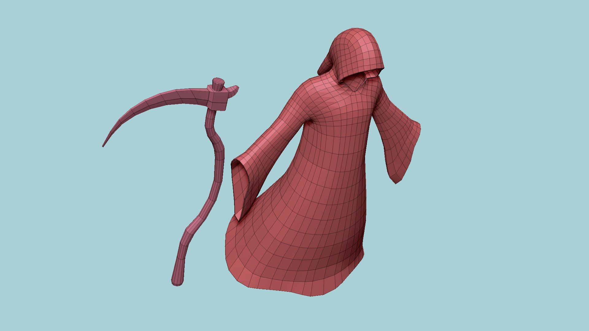 Grim Reaper Costume A05 Red Death - Character Design Model - TurboSquid ...