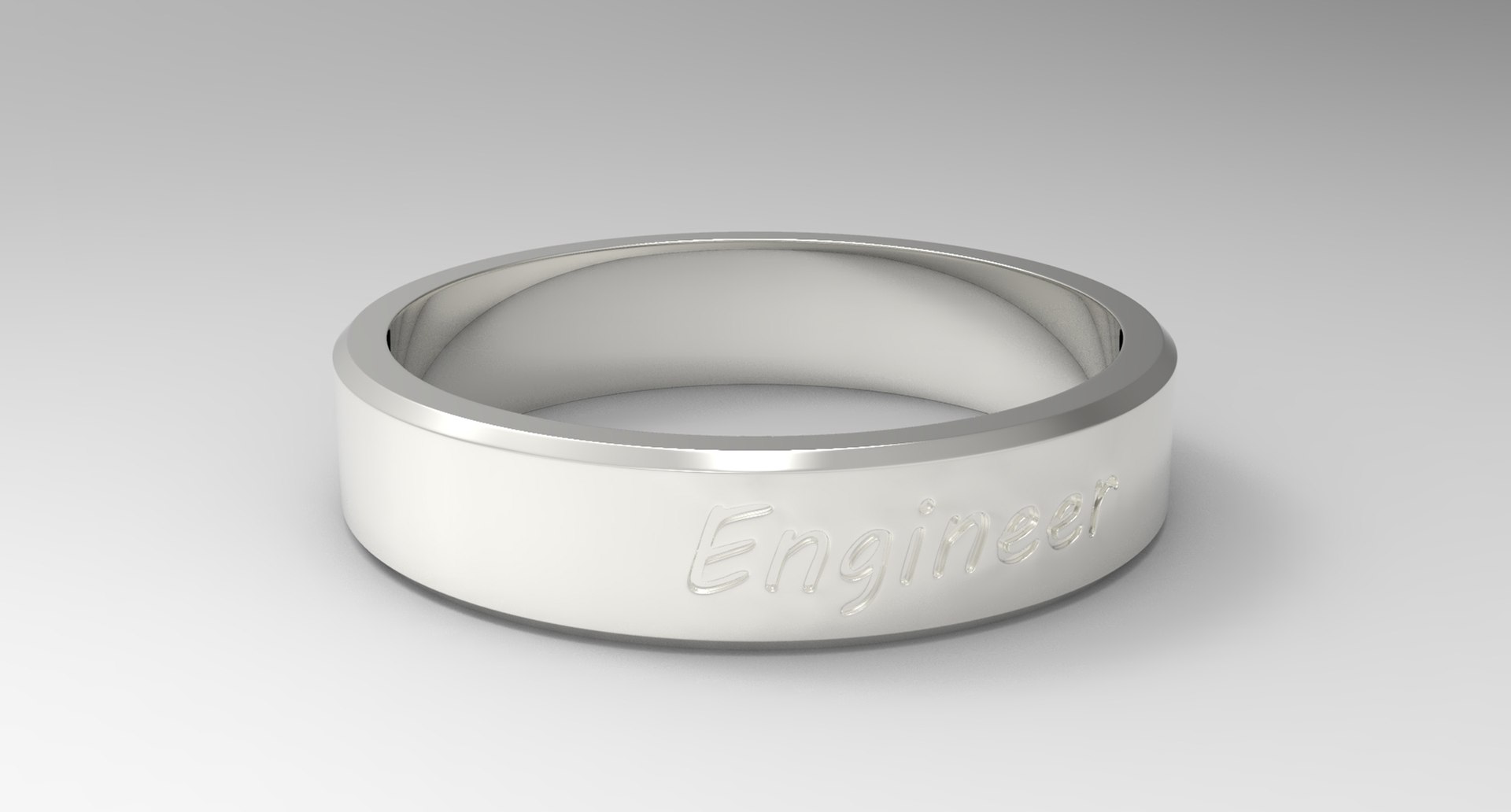 Engineer Ring Silver 3D Model - TurboSquid 1869024