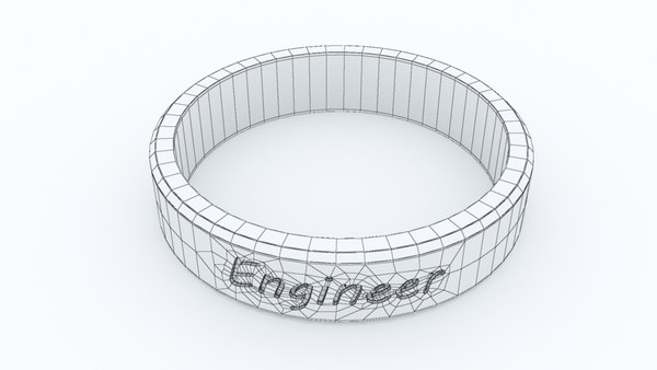 Engineer Ring Silver 3D model - TurboSquid 1869024