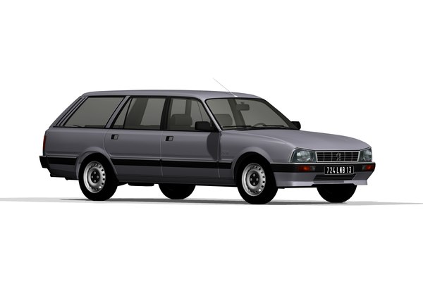 3D Peugeot 505 break - TurboSquid 2020009